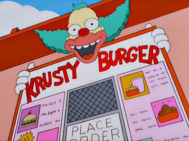head to krusty burger – Tired Old Hack